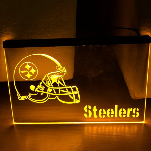 Other | Pittsburgh Steelers Led Neon Light Sign 8x12 | Poshmark